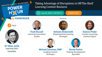Taking Advantage of Disruptions in Off-The-Shelf Learning Content Business
