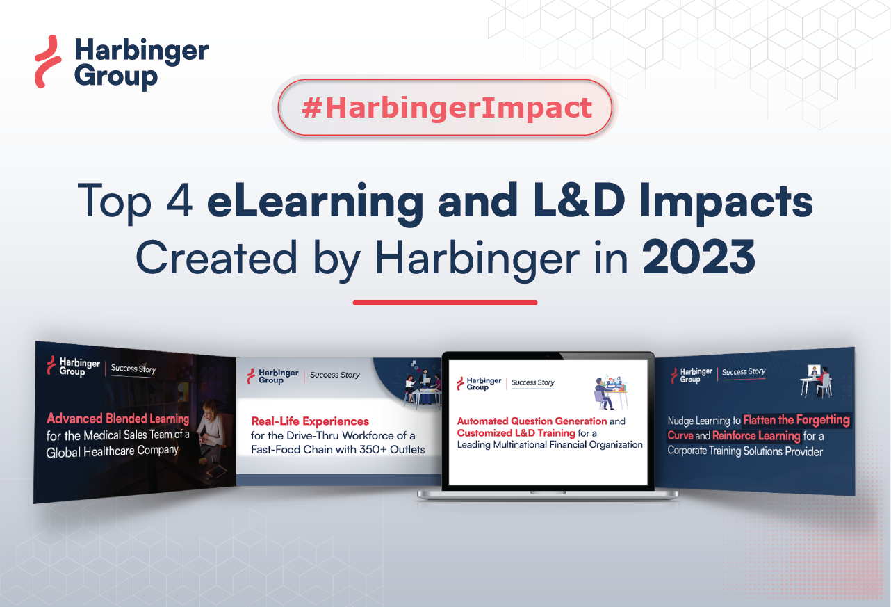 Top 4 eLearning and L&D Impacts Created by Harbinger in 2023