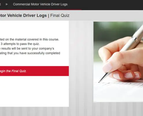 Commercial Motor Vehicle Driving Course